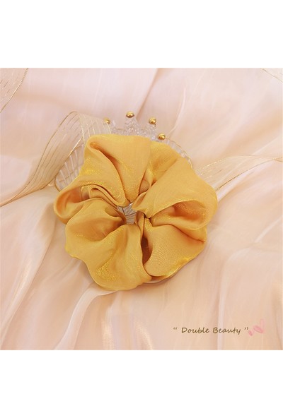 Somuch Kadın Saten Lastik Toka Solid Parlak Sarı Somuch Kadın Saten Lastik Toka Solid Parlak Sarı