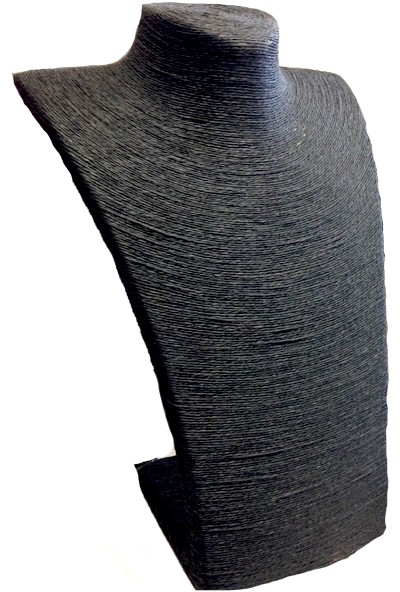 Aydın Dekor Büyük Siyah 35-23CM Kolye Hasır Manken