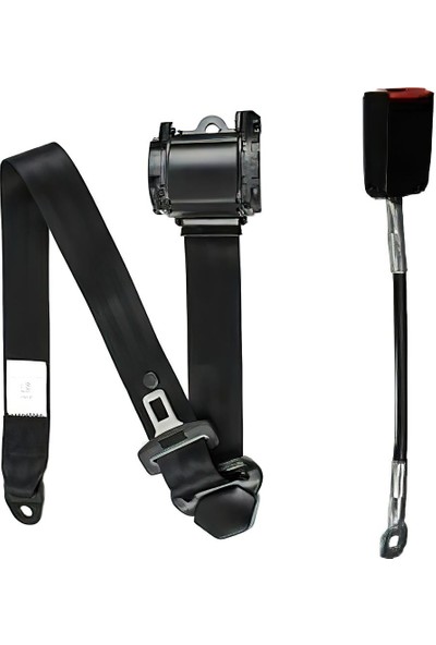 Oto Emniyet Kemeri 3 Nokta Otomatik Demir Kollu 1 Adet