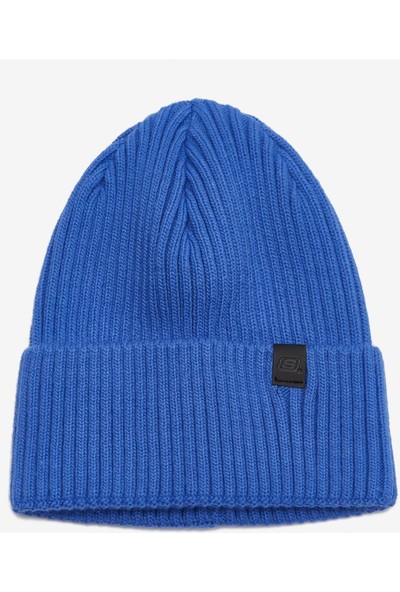 Skechers M Beanie Headwear Erkek Mavi Bere - S212408-400 Skechers M Beanie Headwear Erkek Mavi Bere - S212408-400