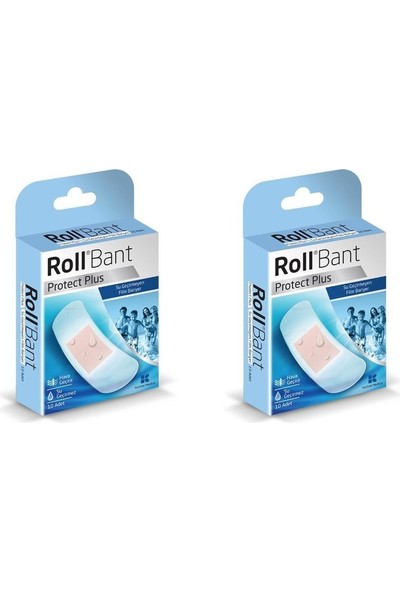Roll Protect Plus Su Geçirmez Yara Bandı 20 Adet 2 Kutu