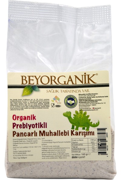 Beyorganik Prebiyotikli Pancarlı Muhallebi Karışımı 160 gr Beyorganik Prebiyotikli Pancarlı Muhallebi Karışımı 160 gr