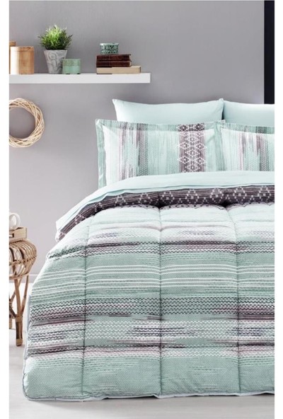 Özdilek Uyku Seti Çift Kişilik Ranforce Seam Yeşil