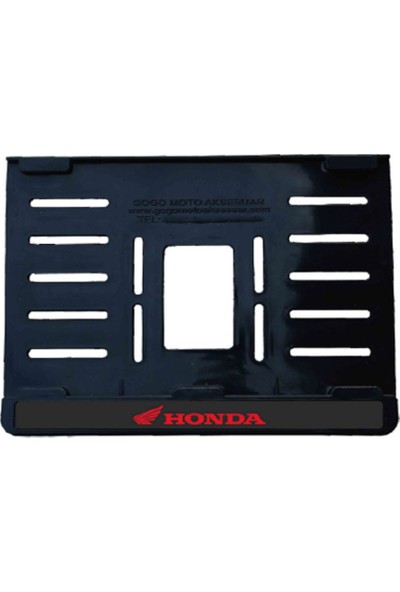 Honda 1 Plastik Kırılmaz Motosiklet Plakalık