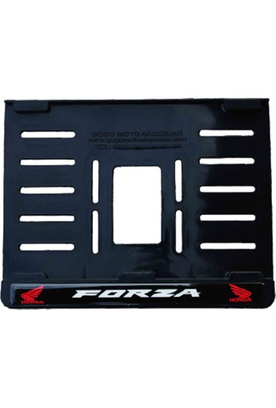 Honda Forza 1 Plastik Kırılmaz Motosiklet Plakalık