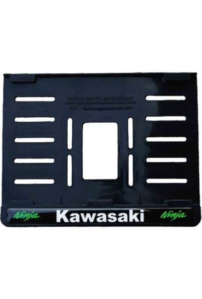 Kawasaki 2 Plastik Kırılmaz Motosiklet Plakalık