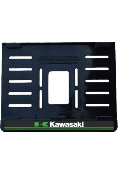Kawasaki 3 Plastik Kırılmaz Motosiklet Plakalık