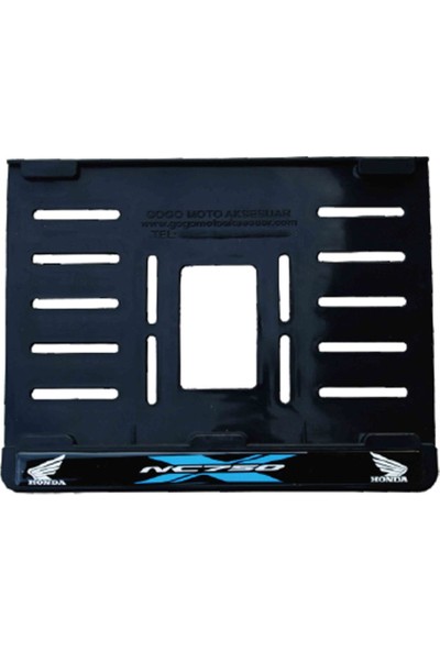 Honda Nc 750 x 2 Plastik Kırılmaz Motosiklet Plakalık