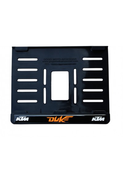 Ktm Duke 1 Plastik Kırılmaz Motosiklet Plakalık