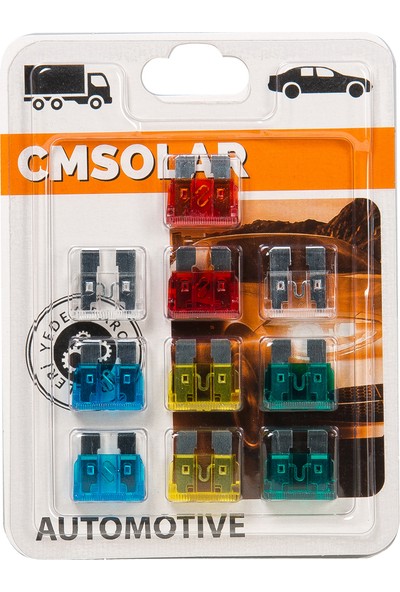 Cmsolar Bıçak Sigorta Karışık Amper (10-15-20-25-30) Takım
