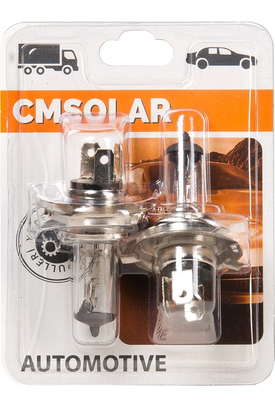 Cmsolar 12V H4 Ampul Takım 2'li Cmsolar 12V H4 Ampul Takım 2'li