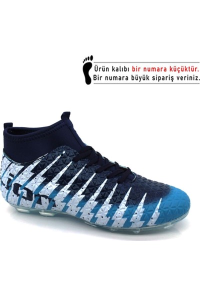 Lion 1453 Erkek Turkuaz Mavi Çoraplı Krampon Futbol Ayakkabısı Lion 1453 Erkek Turkuaz Mavi Çoraplı Krampon Futbol Ayakkabısı