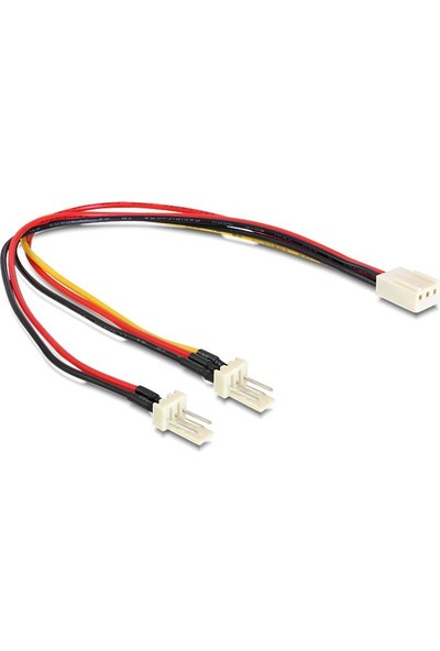 YKA 3 Pin Fan Çoklayıcı Kablo 2 Li