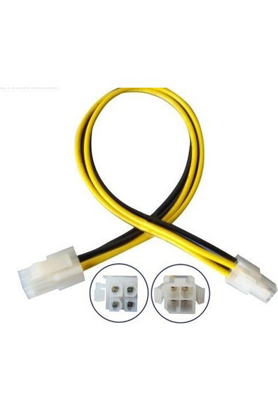 YKA 4 Pin Cpu Power Uzatma Kablosu 30 cm