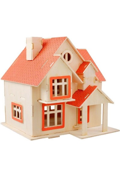 Woodcraft Ahşap Maket Sıcak Evim Maket