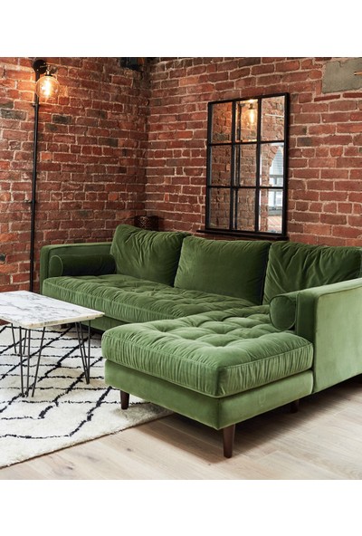 Decoraev Ürgüp Modern L Köşe Koltuk Takımı Sağ Köşe