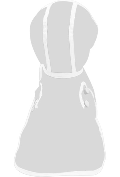 Hong Store Beyaz Kenarlı Şeffaf Köpek Yağmurluğu (Yurt Dışından) Hong Store Beyaz Kenarlı Şeffaf Köpek Yağmurluğu (Yurt Dışından)