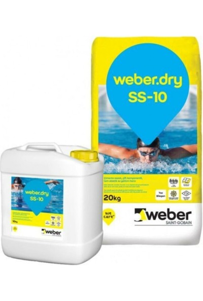 Weber Dry Ss-10 (20+10 kg ) Tam Elastik Havuzlar Için Su Yalıtım Malzemesi Weber Dry Ss-10 (20+10 kg ) Tam Elastik Havuzlar Için Su Yalıtım Malzemesi