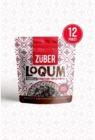 Züber Loqum Kakaolu - 12'li x 48 gr