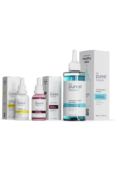 The Purest Solutions Leke Önleyici, Aydınlatıcı ve Gözenek Sıkılaştırıcı Cilt Bakım Seti TPS112 The Purest Solutions Leke Önleyici, Aydınlatıcı ve Gözenek Sıkılaştırıcı Cilt Bakım Seti TPS112
