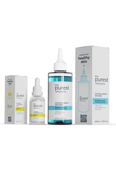 The Purest Solutions Koyu Leke ve Gözenek Karşıtı Bakım Seti (200ML + 30 Ml) The Purest Solutions Koyu Leke ve Gözenek Karşıtı Bakım Seti (200ML + 30 Ml)