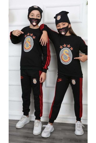 Cinarium Çocuk 4 Parçalı Gs Taraftar Takım - 0221KEGS - Siyah - 5-6 Yaş
