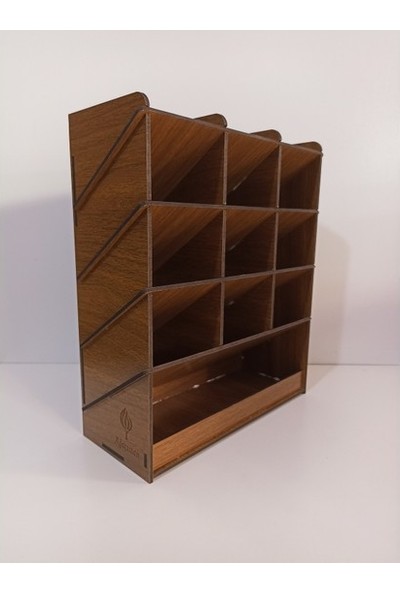 Ağaçistan Ahşap Kalemlik Organizer Ceviz