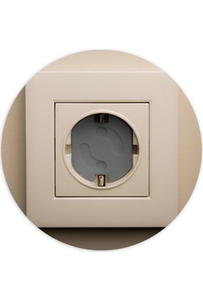 Agubugu Baby Otomatik Kapanır Priz Koruyucu Gri 1 Adet