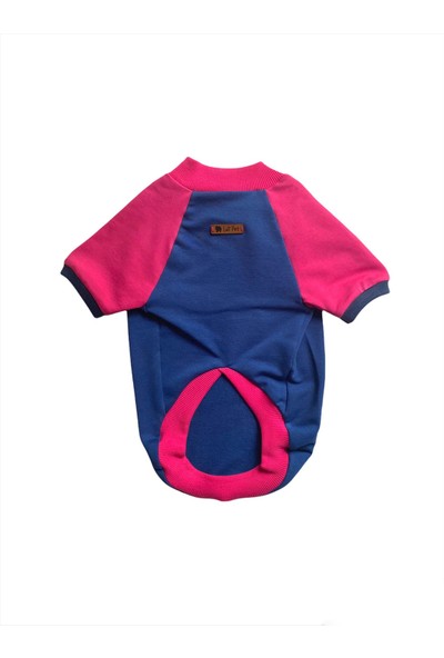 Luli Pet Fuşya Lacivert Kedi Köpek T-Shirt M Luli Pet Fuşya Lacivert Kedi Köpek T-Shirt M