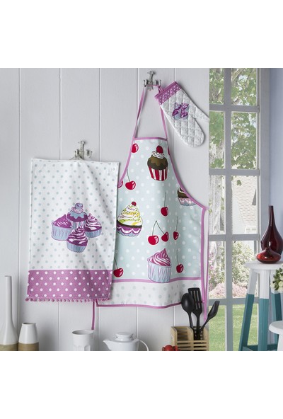 Maxstyle Crystal Mutfak Önlüğü Cherrıes Maxstyle Crystal Mutfak Önlüğü Cherrıes