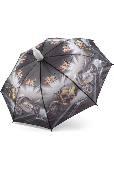 Moda Yedi Pvc Kılıflı Erkek Çocuk Şemsiyesi - Motorcycle Siyah Moda Yedi Pvc Kılıflı Erkek Çocuk Şemsiyesi - Motorcycle Siyah