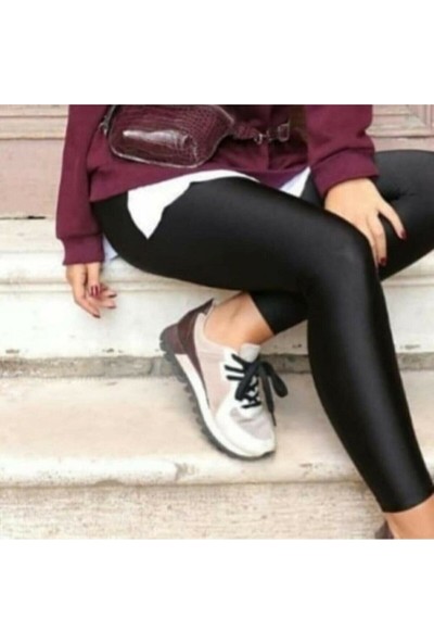 Cindiy Büyük Beden Toparlayıcı Parlak Disko Tayt Cindiy Büyük Beden Toparlayıcı Parlak Disko Tayt