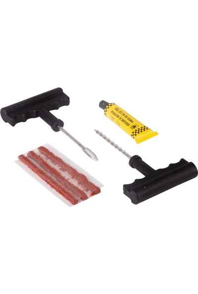 Anka Shop Motosiklet Lastik Tamir Seti Deluxe Tire Plug Kiti Motor Bisiklet Oto Fitil Ile Patlak Tamiri