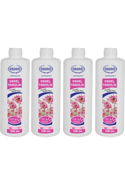Ersağ Genel Temizlik 1000 ml * 4 Adet