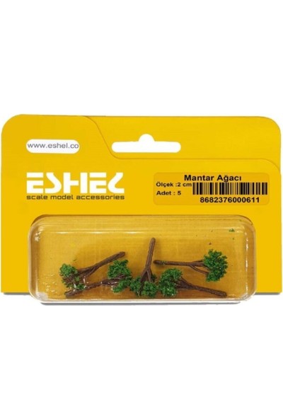 Eshel Mantar Ağacı--2 Cm--5 Li