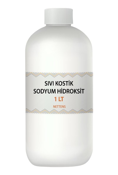 Nettens - Sıvı Kostik - Sodyum Hidroksit 1 Litre