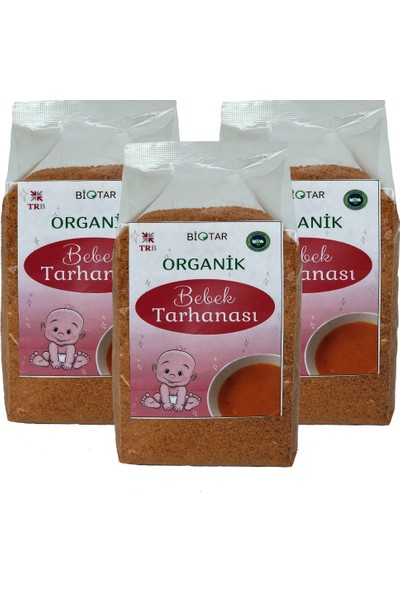 Biotar Organik Bebek Tarhanası 500 G x 3