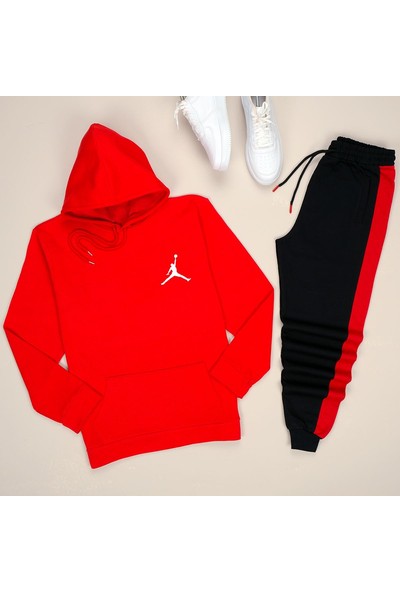 Trendypassion Kırmızı Jordan Esh Yankırmızı Eşofman Takımı