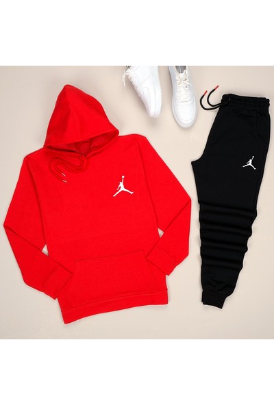 Trendypassion Kırmızı Jordan Esh Siyah Jrd Eşofman Takımı Trendypassion Kırmızı Jordan Esh Siyah Jrd Eşofman Takımı