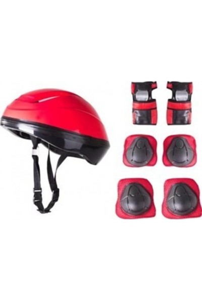 Furkan Toys F-Sports Kask Dizlik Dirseklik Koruyucu Set Kırmızı Furkan Toys F-Sports Kask Dizlik Dirseklik Koruyucu Set Kırmızı