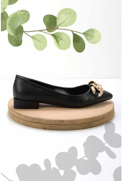 Bambi Siyah Kadın Babet K01718101009