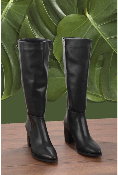 Bambi Siyah Kadın Çizme K03726300009