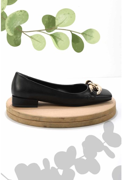 Bambi Siyah Kadın Babet K01718128009