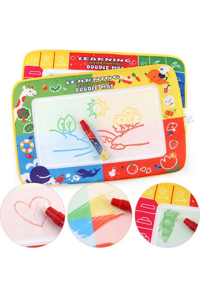 Easy Toy 29 × 19 cm Çocuk Su Tuval Boyama Oyuncak Sihirli Kalem Ile (Yurt Dışından) Easy Toy 29 × 19 cm Çocuk Su Tuval Boyama Oyuncak Sihirli Kalem Ile (Yurt Dışından)