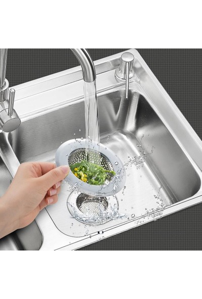 Easyso Burçin Büyük Boy Plastik Lavabo Süzgeci 2 Li 1410