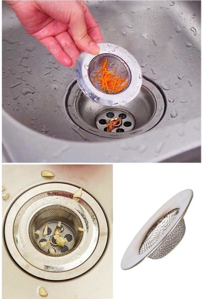 Easyso Metal Lavabo Süzgeci