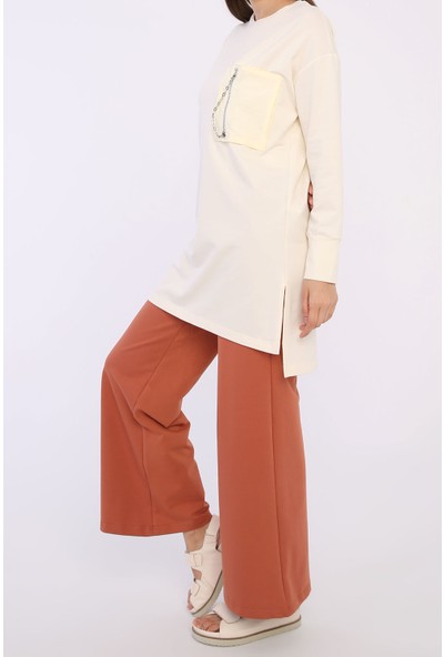 ALLDAY Fermuar Cep Detaylı Sweat