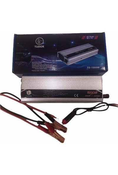 Alife Tudor 12-230 Volt 1500 Watt Ekstra Üniversal Girişli Inverter - Güç Kaynağı - Akü ve Çakmak Bağlantlı Alife Tudor 12-230 Volt 1500 Watt Ekstra Üniversal Girişli Inverter - Güç Kaynağı - Akü ve Çakmak Bağlantlı