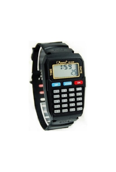 Kenko KK-628 Hesap Makinalı Unisex Kol Saati