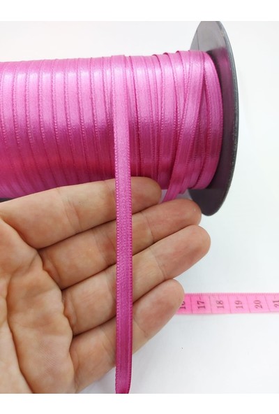 Ztt Saten Kurdale Koyu Pembe Renk 6 mm 30 Metre Ztt Saten Kurdale Koyu Pembe Renk 6 mm 30 Metre